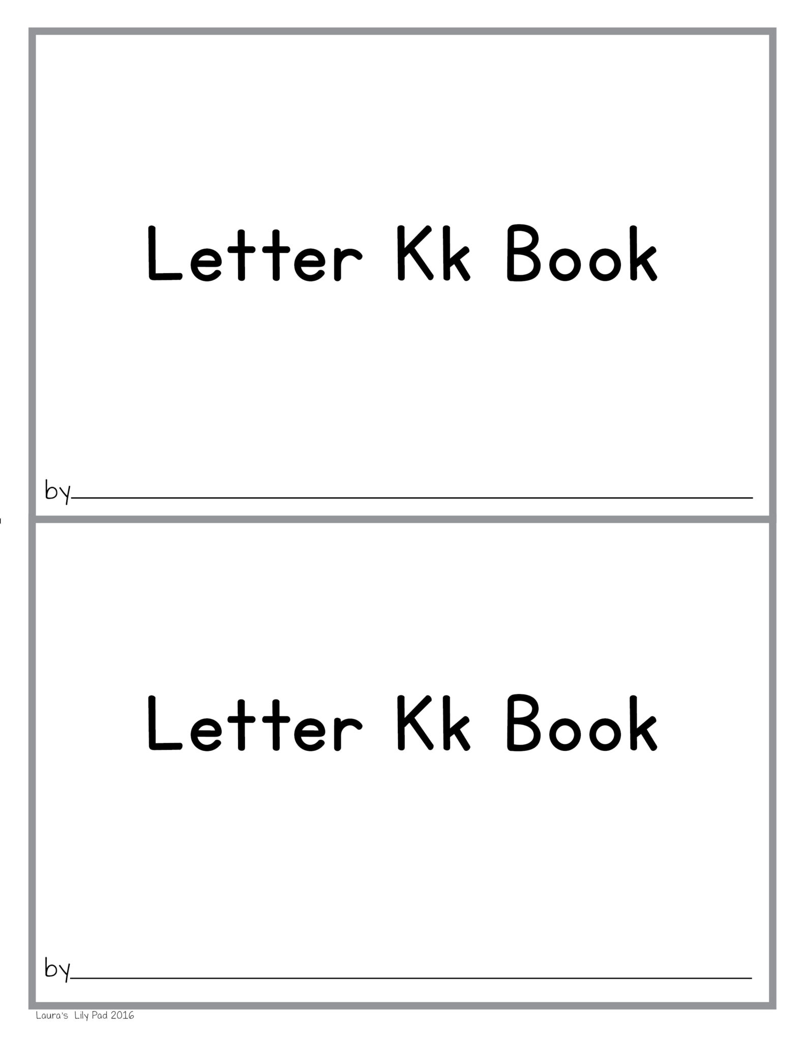 Alphabet Letter K Emergent Readers Set | Made By Teachers