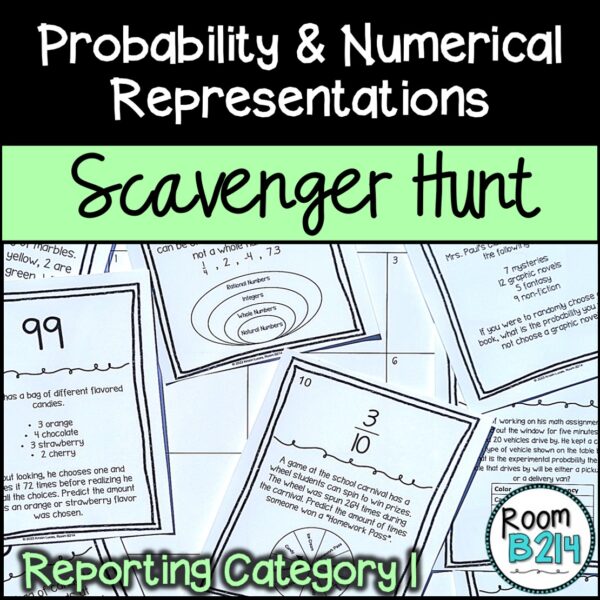 Reporting Category 1: Probability and Numerical Representations ...