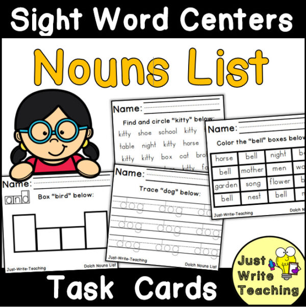 Dolch Sight Word Centers - Task Cards BUNDLE | Made By Teachers