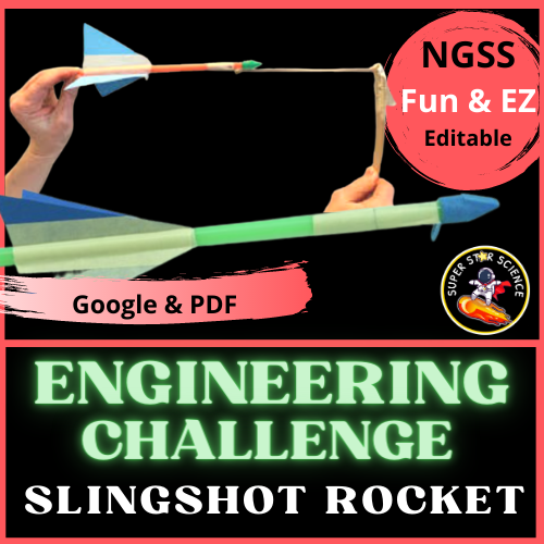EZ Slingshot Rocket FUN Engineering Challenge NGSS STEM Activity | Made ...