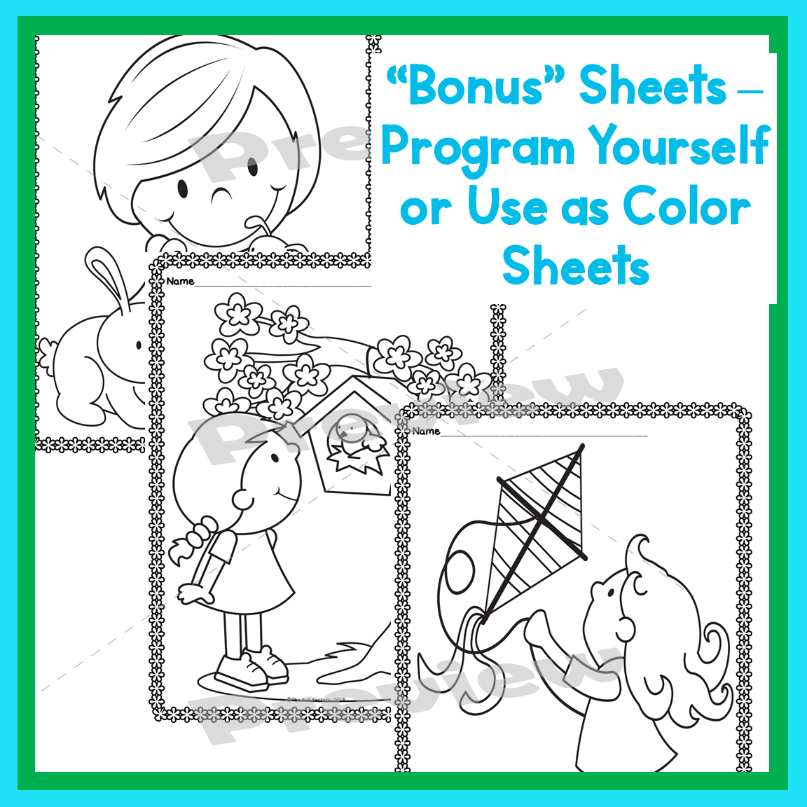 Read and Color to Follow Directions - April | Made By Teachers