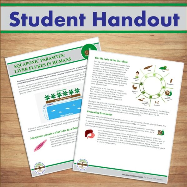 Aquaponic Parasites | Video, Handout, and Worksheets | Made By Teachers