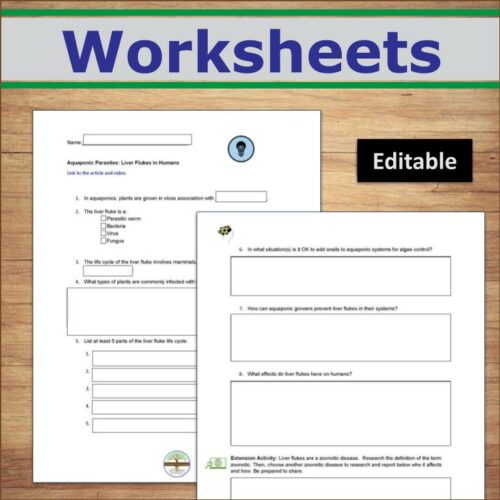 Aquaponic Parasites | Video, Handout, and Worksheets | Made By Teachers