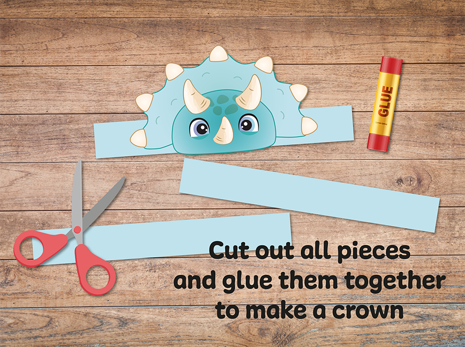 Printable dino crowns | Made By Teachers
