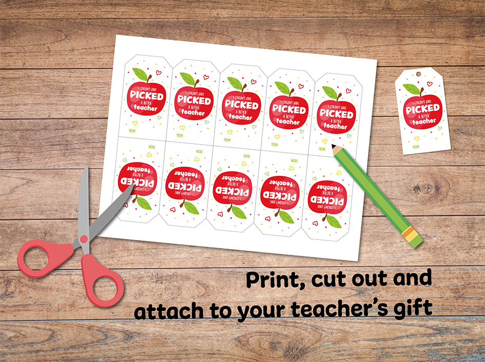 Teacher appreciation tags - Best teacher | Made By Teachers