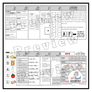 CHEMISTRY Acids & Bases Escape Room Activity [Printable PDF] | Made By ...