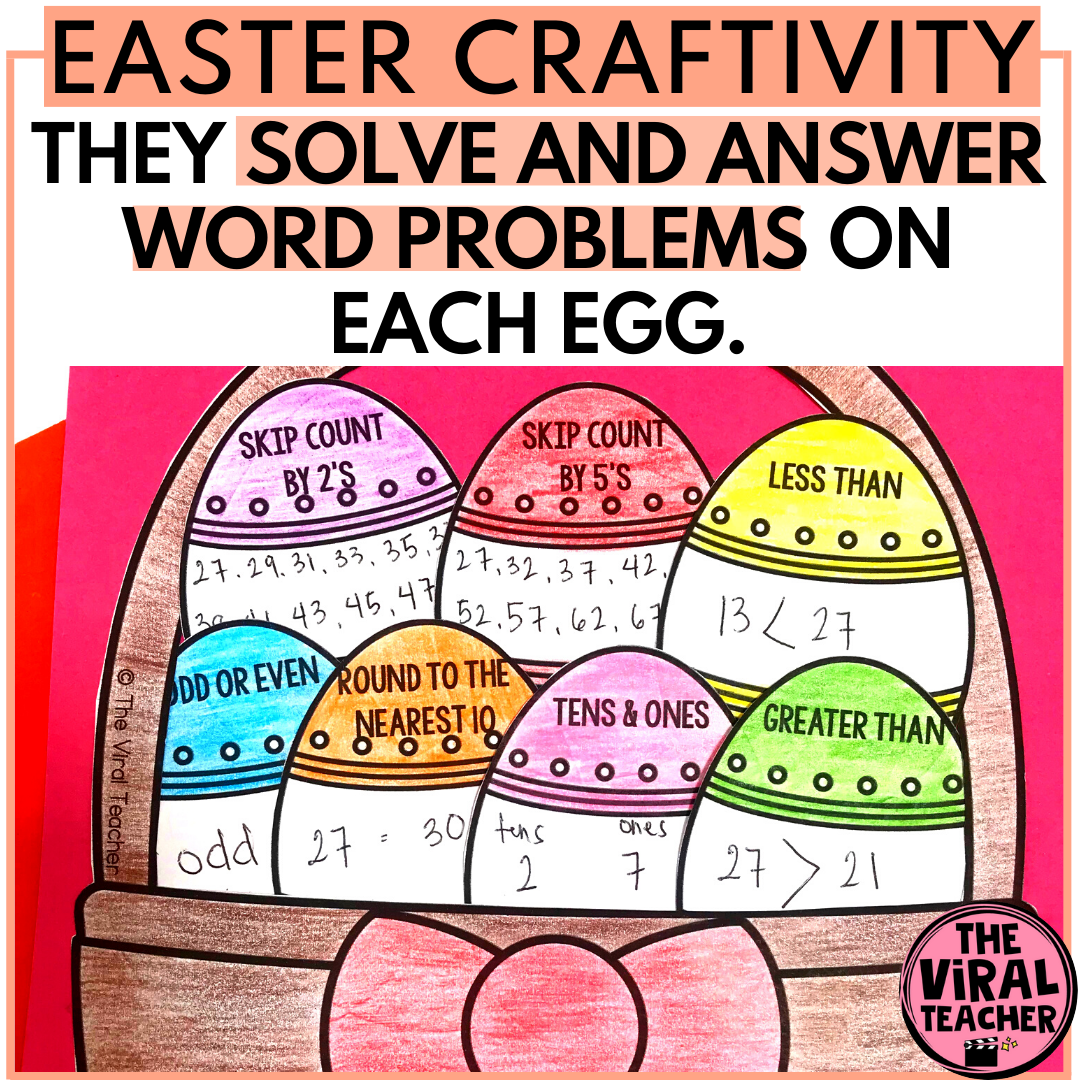 Easter Math Crafts and Activities | Made By Teachers