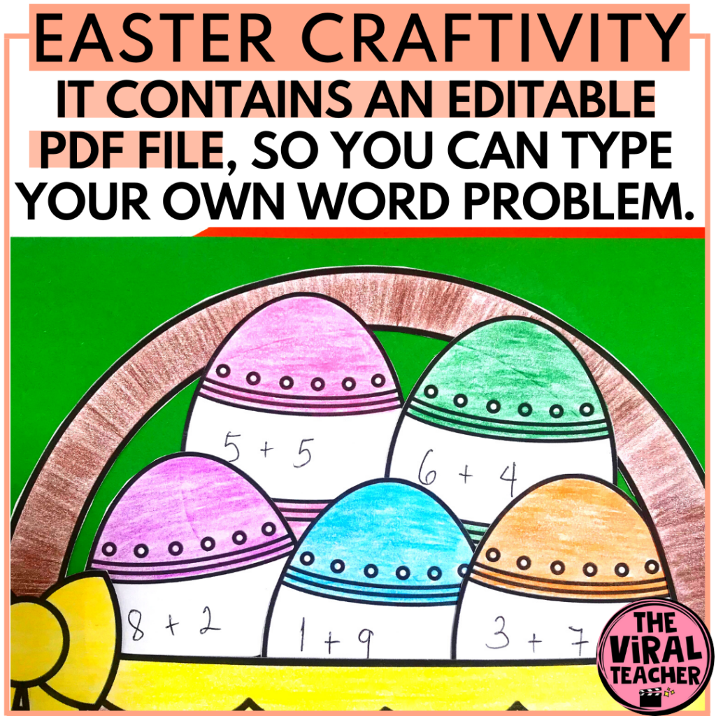 Easter Math Crafts and Activities | Made By Teachers