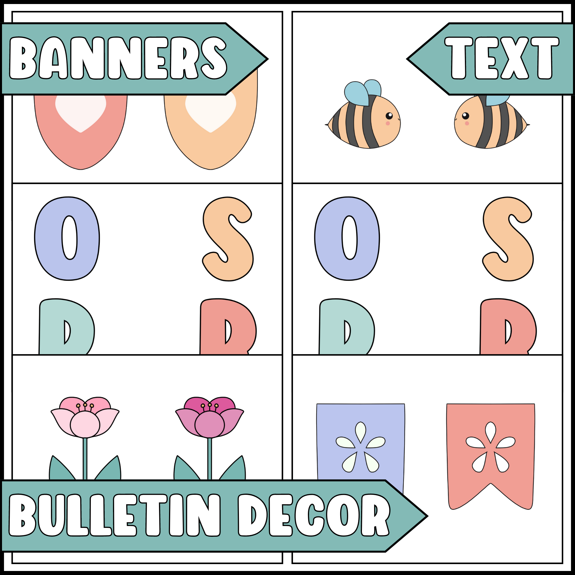 Spring Bulletin Board Kit | Spring Craft | April Bulletin Board ...