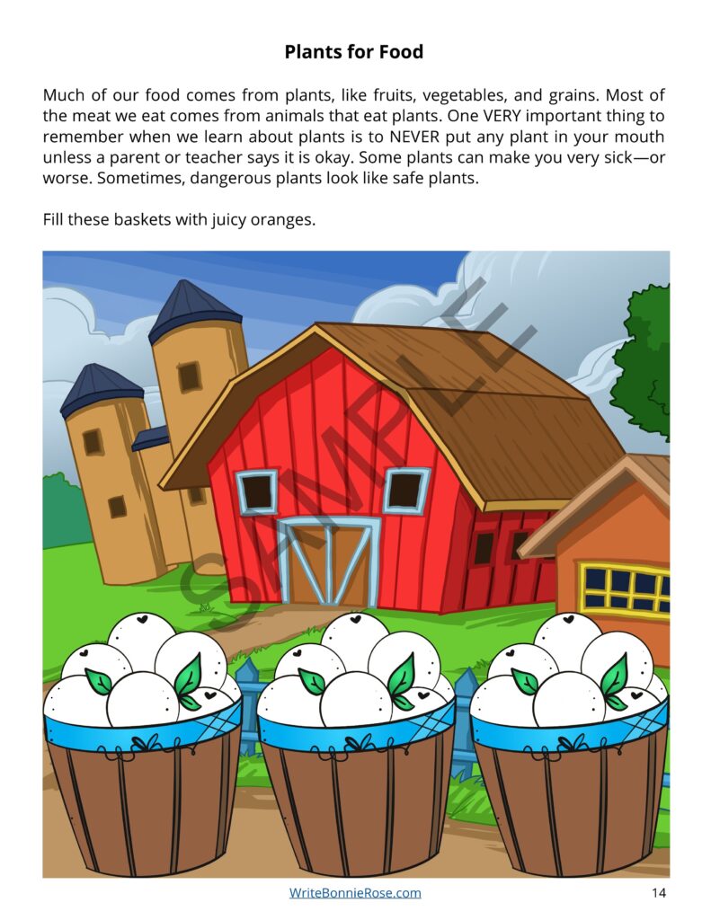 Learning About Plants and Animals Play Dough Mats | Made By Teachers