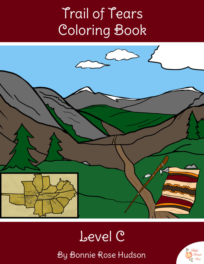Trail of Tears Coloring Book-Level C | Made By Teachers