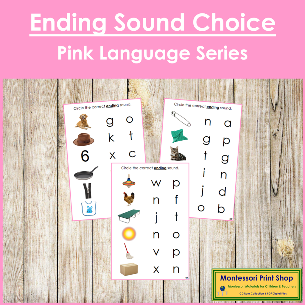 Montessori Pink Phonetic Language Series Bundle | Made By Teachers