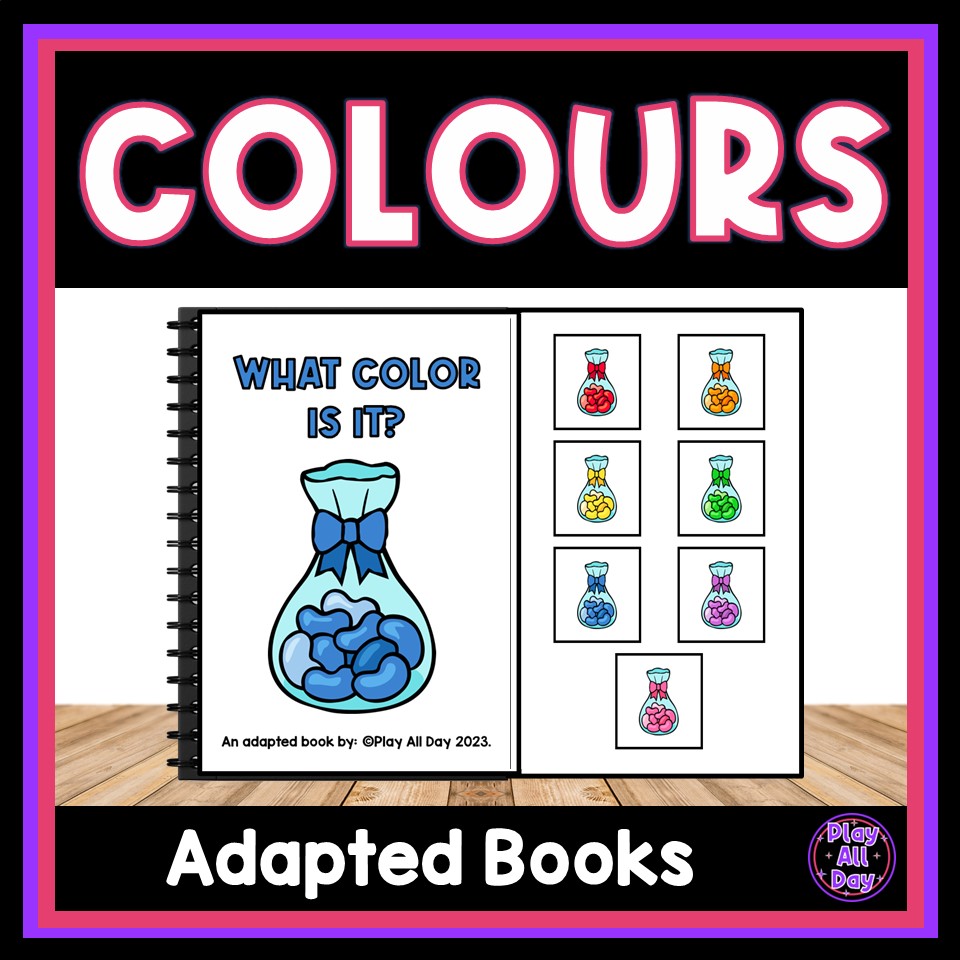 Easter Colors Adapted Books | Colors Interactive Books | Made By Teachers