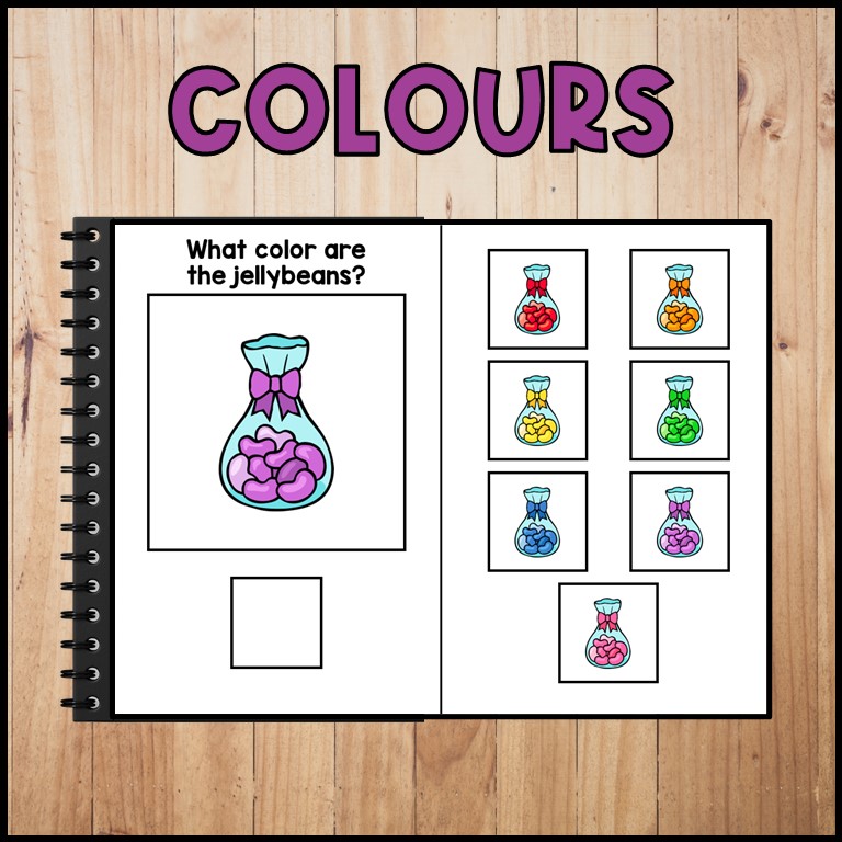 Easter Colors Adapted Books | Colors Interactive Books | Made By Teachers