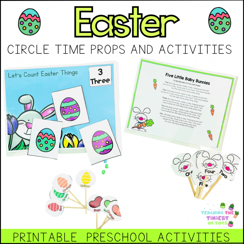 Easter Circle Time Props Activities Games | Made By Teachers