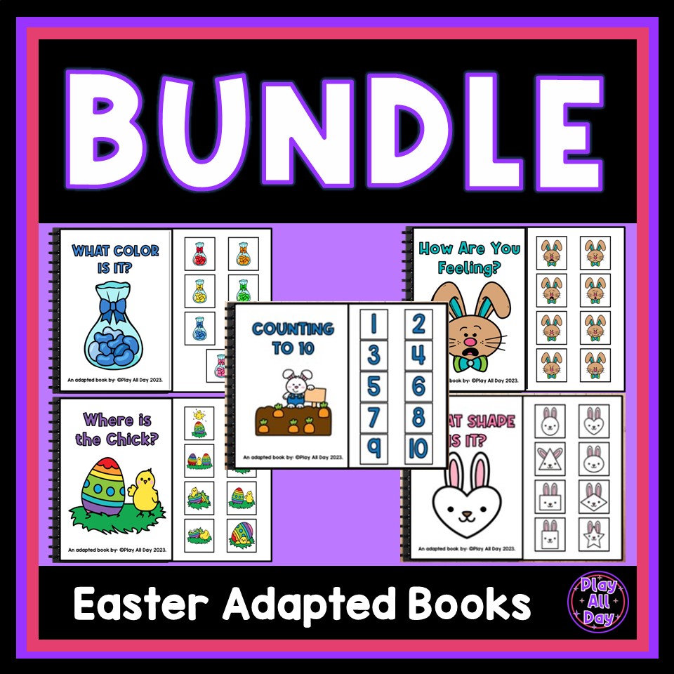 Easter Adapted Books BUNDLE | Easter Interactive Books | Made By Teachers