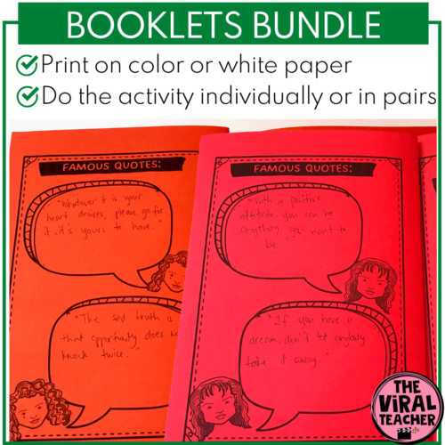 Hispanic Heritage Month Research Project Booklets Bundle | Made By Teachers