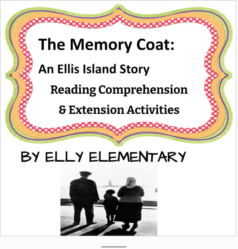 THE MEMORY COAT BY ELVIRA WOODRUFF LESSON PLANS & ACTIVITY UNIT | Made ...