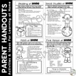 Parent Handouts for Preschool Home to School Connection | Made By Teachers