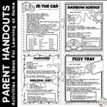 Parent Handouts for Preschool Home to School Connection | Made By Teachers