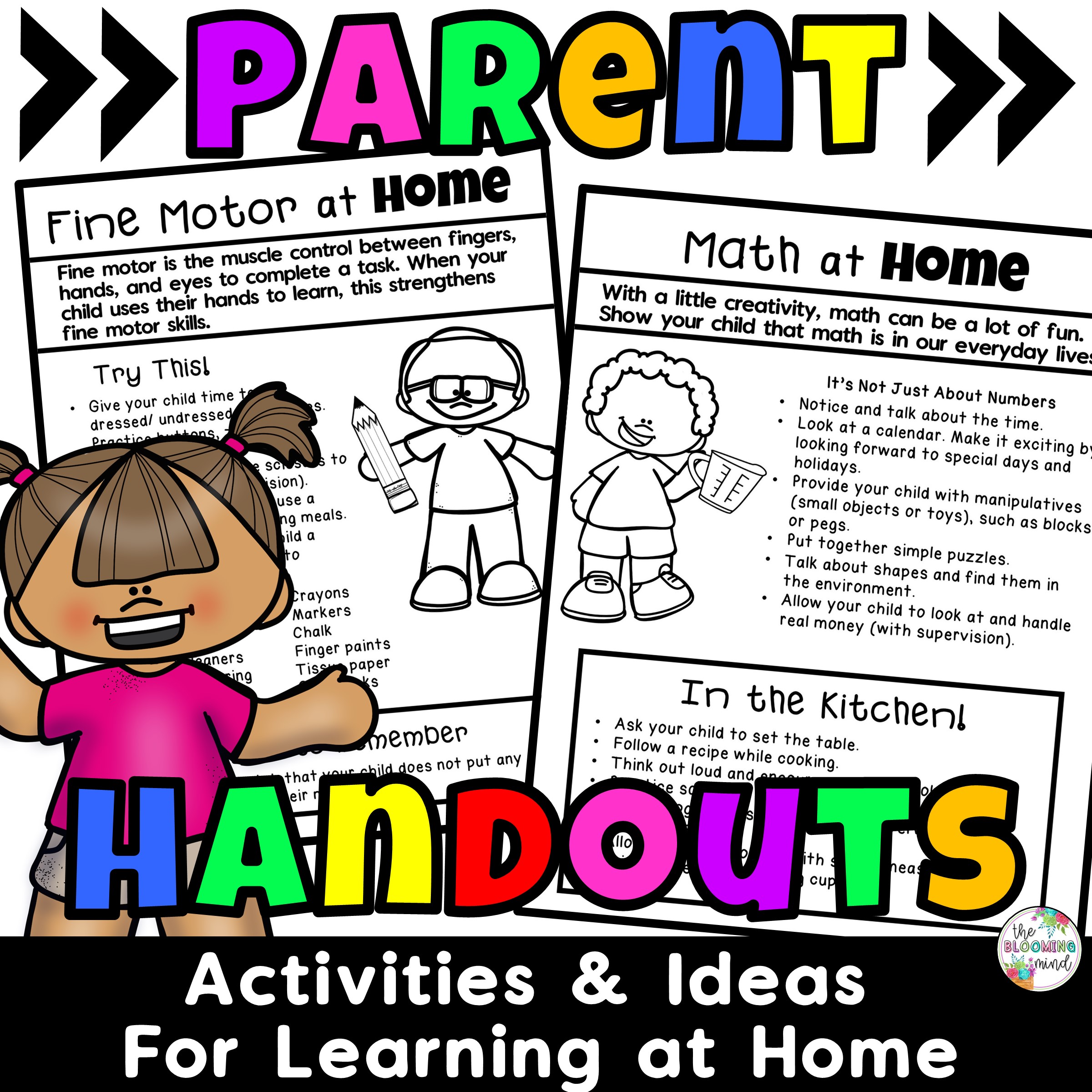 Parent Handouts for Preschool Home to School Connection | Made By Teachers
