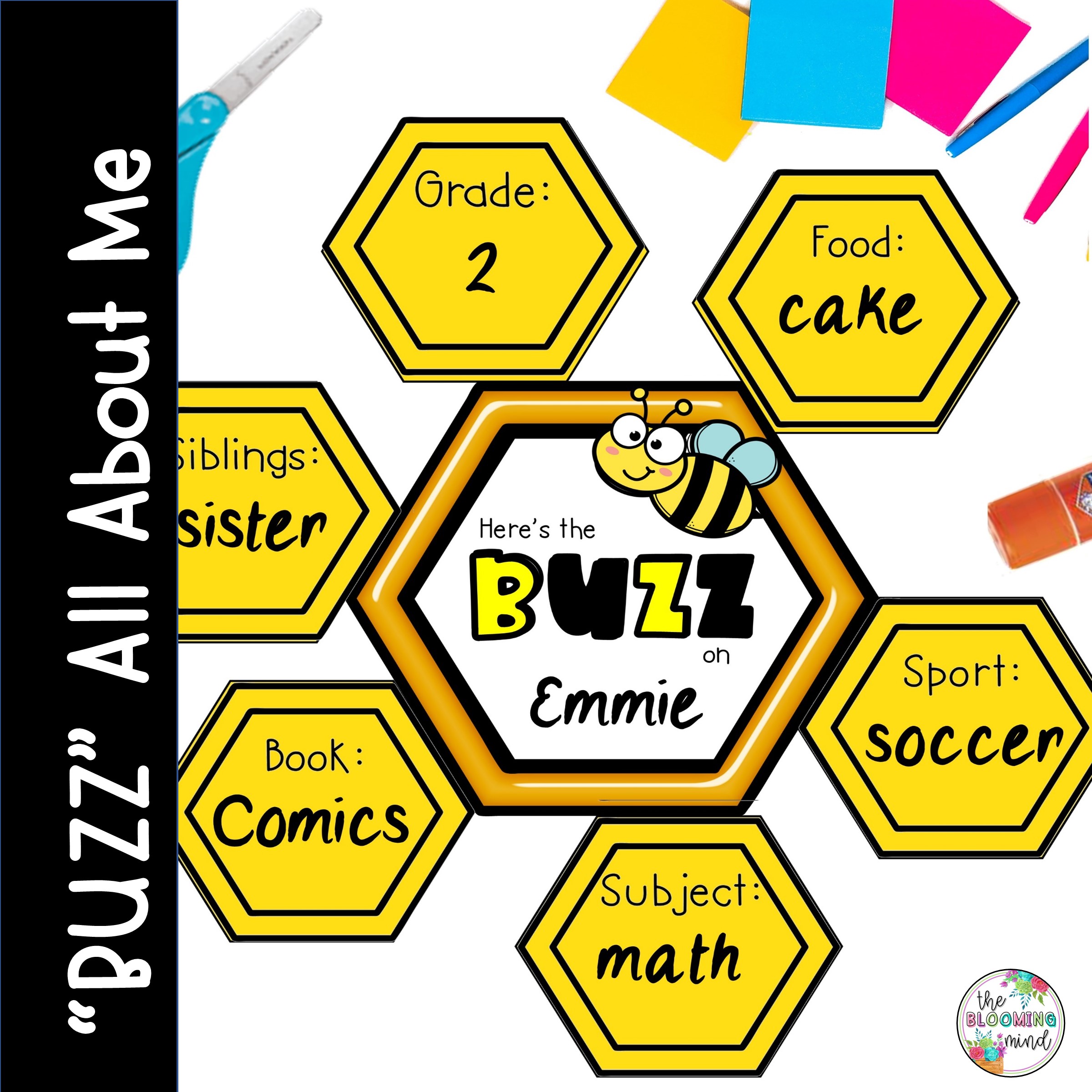 All About Me Back to School Writing and Craft Activity | Made By Teachers