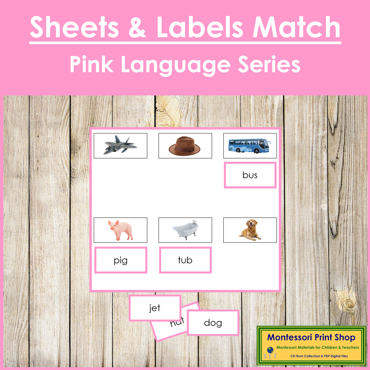 Pink Phonetic Sheets & Labels (photos) | Made By Teachers
