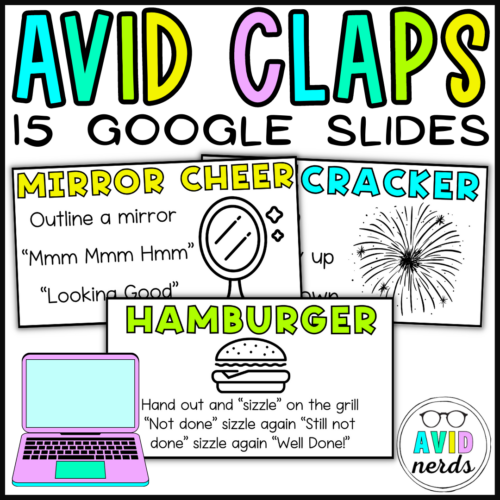 AVID Claps for Team Building - Google Slides Presentation | Made By ...
