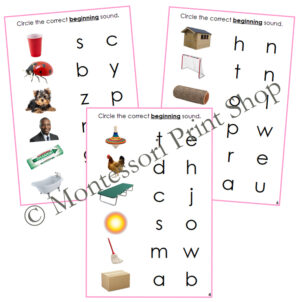 Montessori Pink Phonetic Language Series Bundle | Made By Teachers