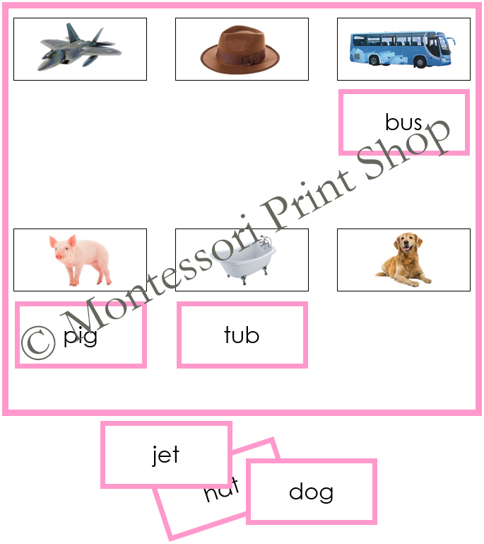 Montessori Pink Phonetic Language Series Bundle | Made By Teachers