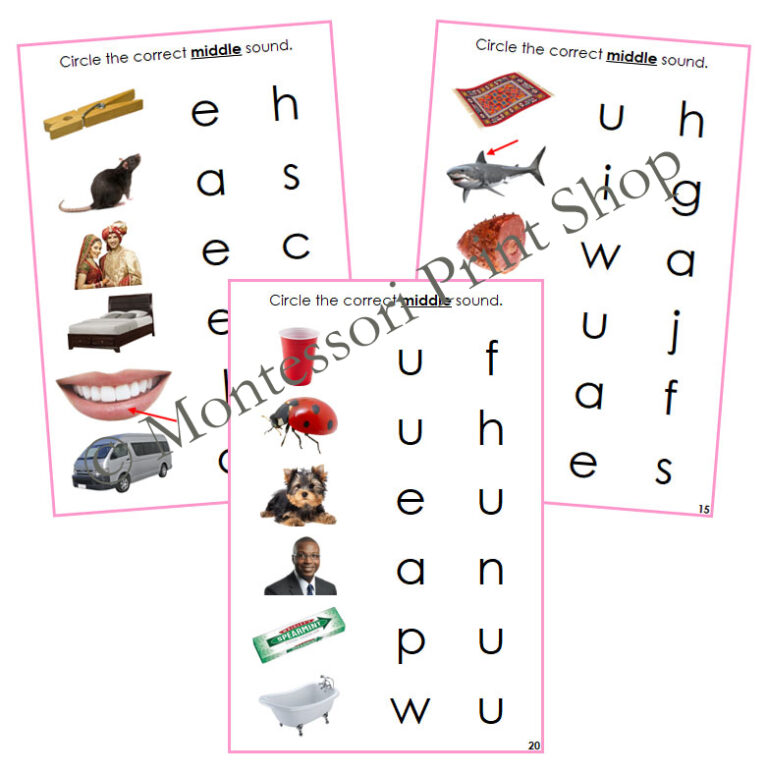 Montessori Pink Phonetic Language Series Bundle | Made By Teachers