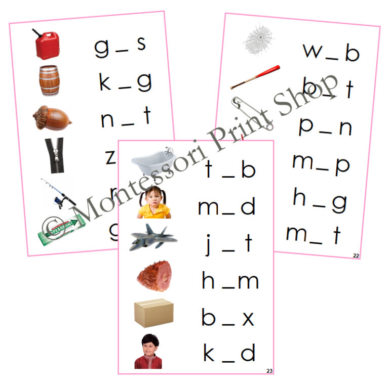 Montessori Pink Phonetic Language Series Bundle | Made By Teachers