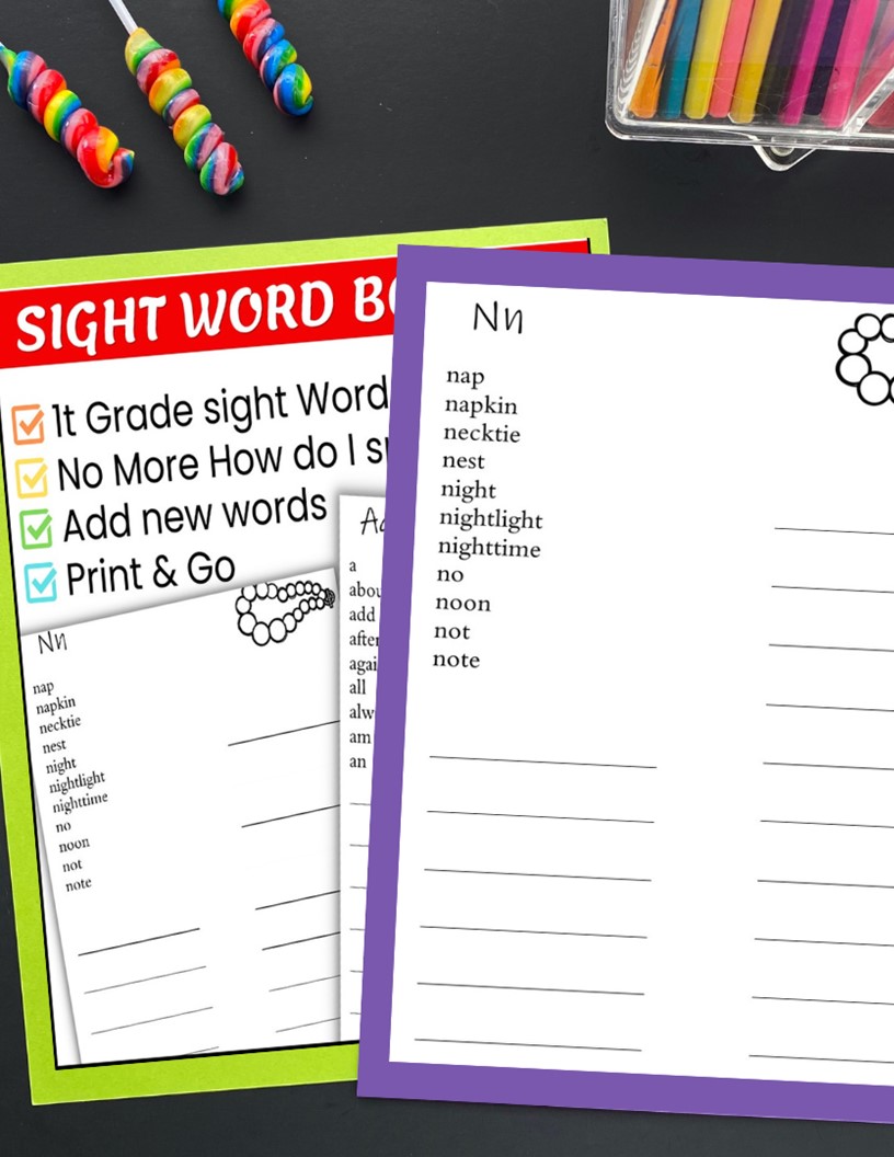 Printable Sight Word Book | 1st Grade | Made By Teachers