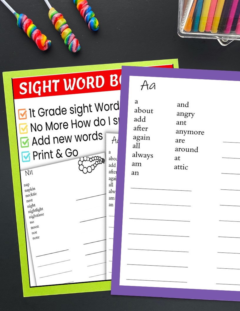 Printable Sight Word Book | 1st Grade | Made By Teachers