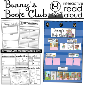 Bunny's Book Club Interactive Read Aloud | RETELL + Sequencing Craft ...