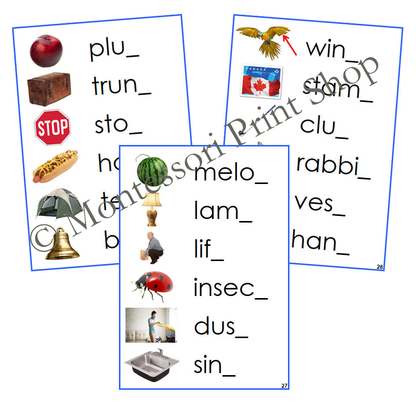 Montessori Blue Phonetic Language Series | Made By Teachers