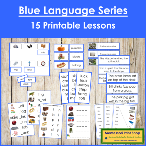 Montessori Blue Phonetic Language Series | Made By Teachers