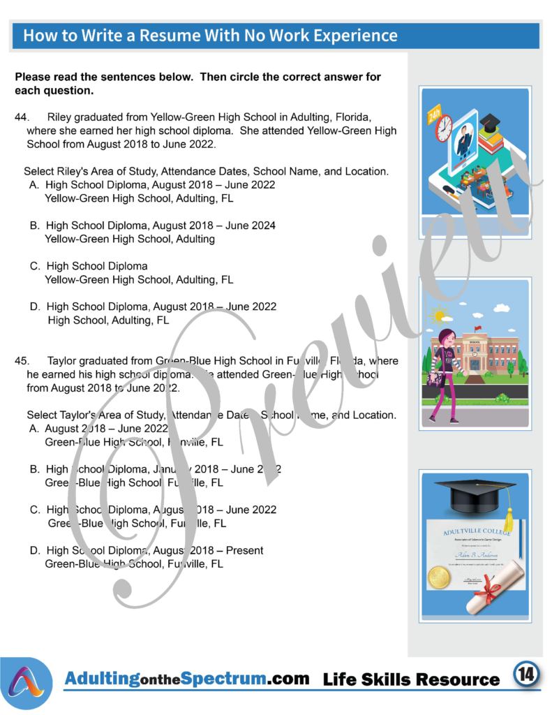 Employment Skills - How to Write Your First Resume | Made By Teachers