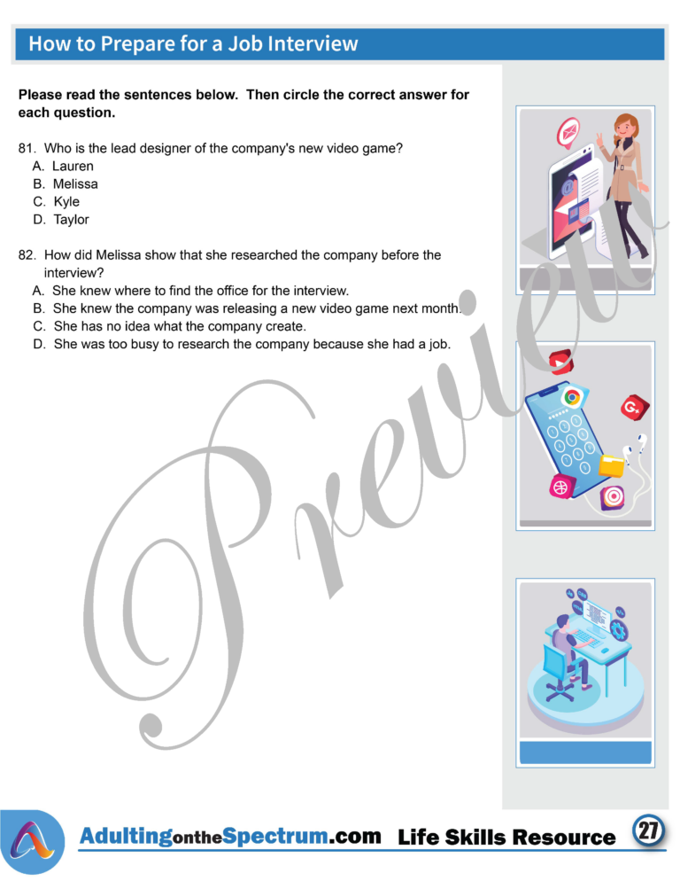 Employment Skills - How to Prepare for a Job Interview | Made By Teachers