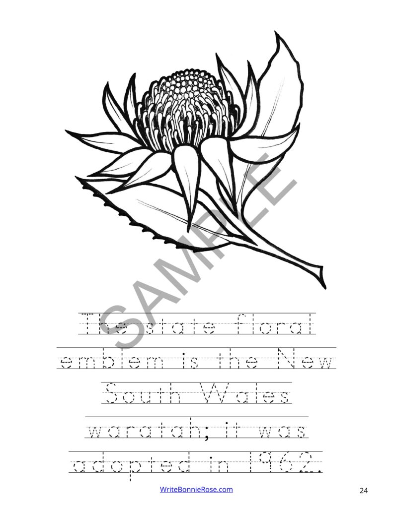 Symbols of Australia Coloring Book-Level B | Made By Teachers