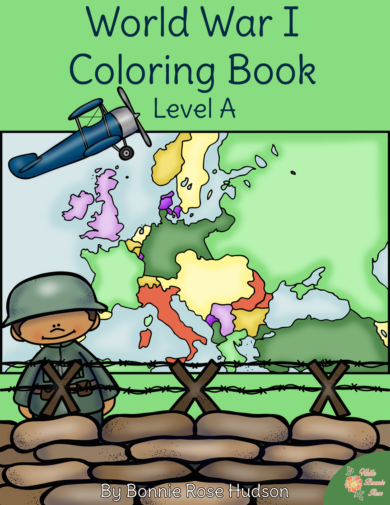 World War I Coloring Book-Level A | Made By Teachers