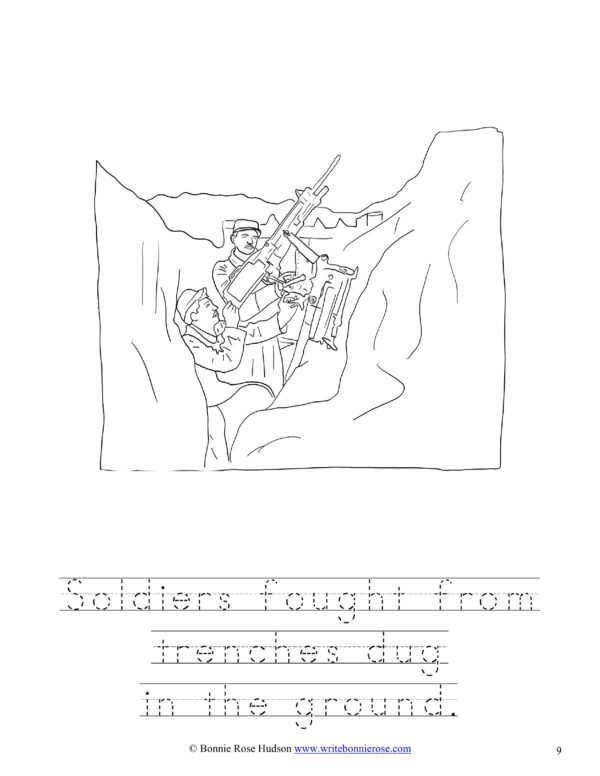World War I Coloring Book-Level B | Made By Teachers