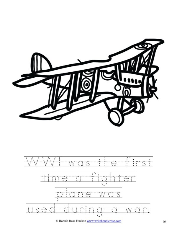 World War I Coloring Book-Level B | Made By Teachers
