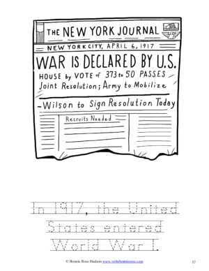 World War I Coloring Book-Level B | Made By Teachers