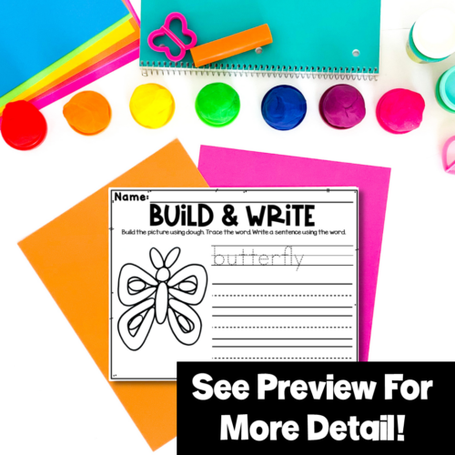 April Spring Easter Writing Prompts & Center | Kindergarten and First ...