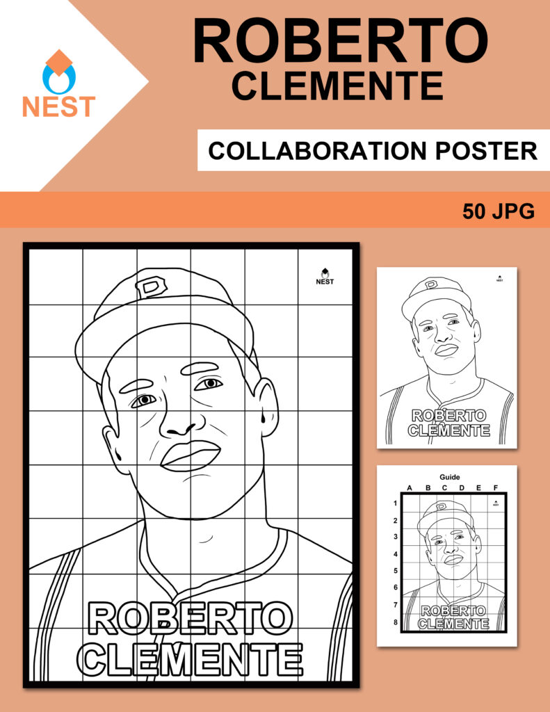 Roberto Clemente Collaboration Poster | Made By Teachers