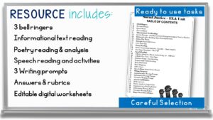 Social Justice Unit - Reading Activities, Writing Prompts - Print and ...