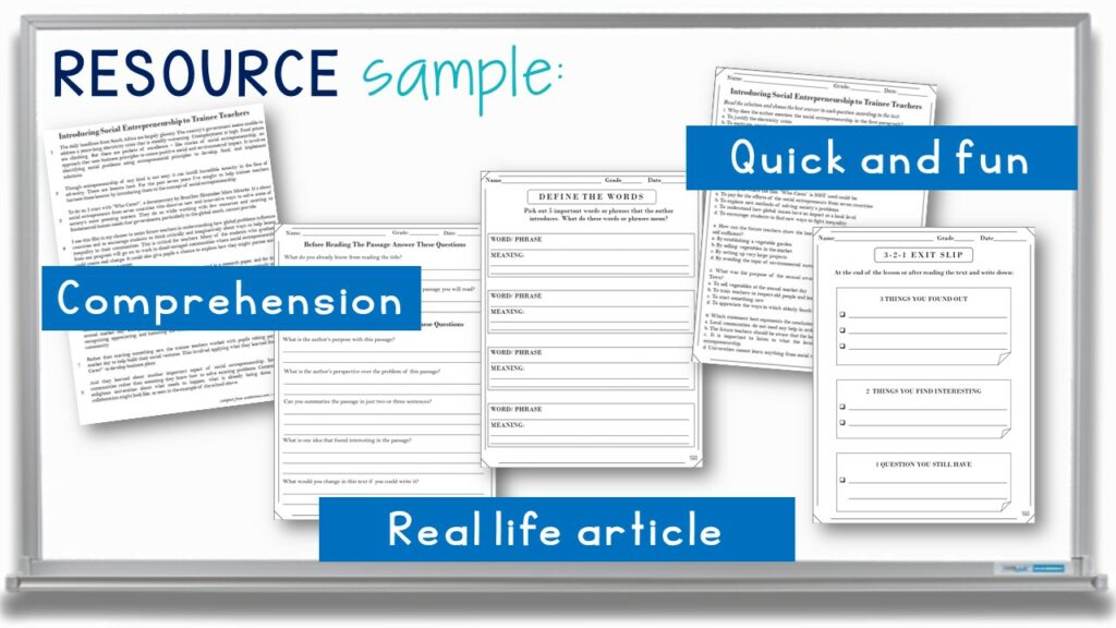 Social Justice Unit - Reading Activities, Writing Prompts - Print and ...