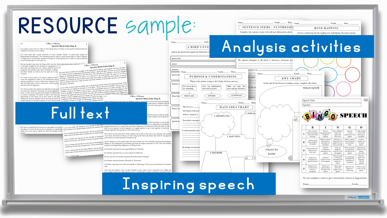 Social Justice Unit - Reading Activities, Writing Prompts - Print and ...