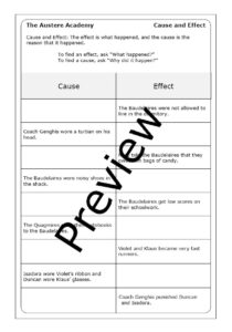 Lemony Snicket "The Austere Academy" worksheets | Made By Teachers